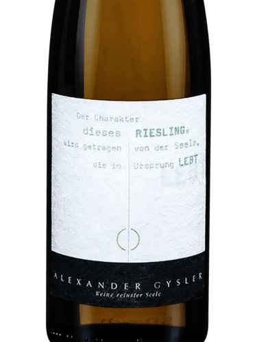 Gysler Riesling Natur | Vivino US