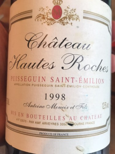 Château Hautes Roches Puisseguin Saint-Émilion | Vivino Canada