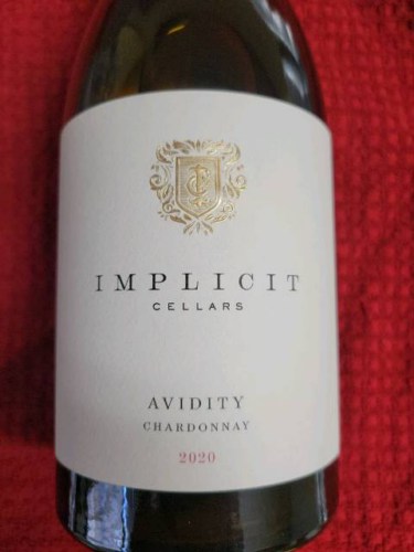 Implicit Cellars Avidity Chardonnay | Vivino US