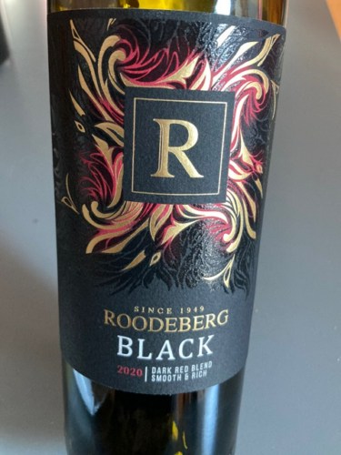 2020 Roodeberg Black Dark Red Blend | Vivino