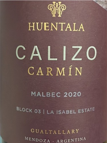 Huentala Calizo La Isabel Estate Carmin Block 03 | Vivino US