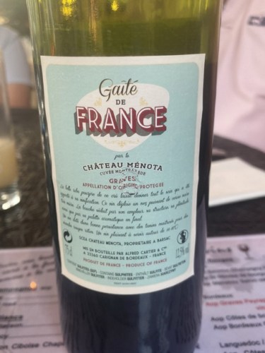 Château Menota Gaîté de France Cuvée Montgarede Graves | Vivino Hong Kong