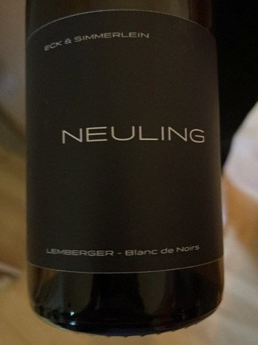 Eck & Simmerlein Neuling Lemberger Blanc de Noirs | Vivino US