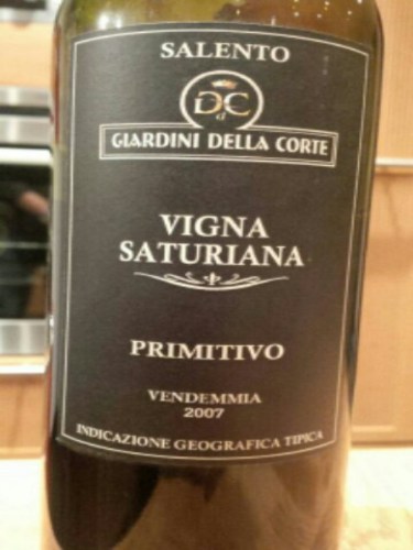 Giardini Della Corte Vigna Saturiana Primitivo | Vivino US