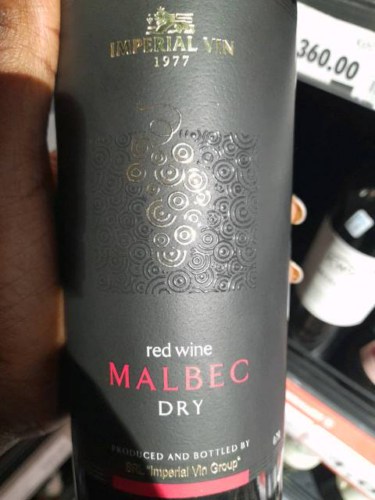 Imperial Vin Malbec Dry | Vivino English