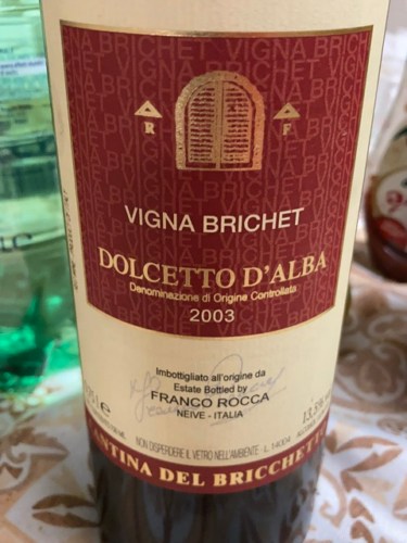 Franco Rocca Vigna Brichet Dolcetto d'Alba | Vivino