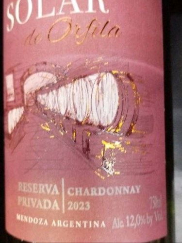 Orfila El Solar de Orfila Reserva Privada Chardonnay | Vivino US