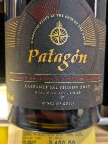Patagón Family Reserve Limited Edition Cabernet Sauvignon | Vivino Brasil