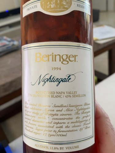 Beringer Private Reserve Nightingale | Vivino Australia