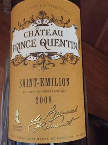 Chateau Prince Quentin Saint-Émilion | Vivino US