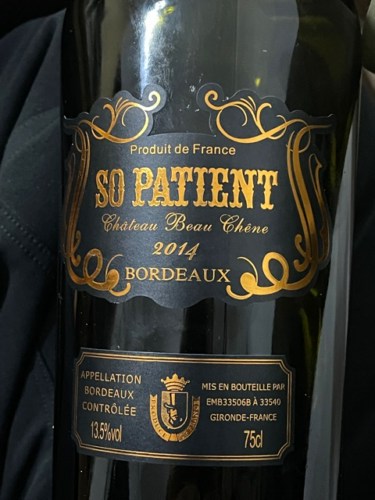 Beau-Chene So Patient Bordeaux | Vivino Australia