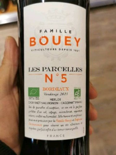Maison Bouey Les Parcelles No 5 Bordeaux | Vivino Français