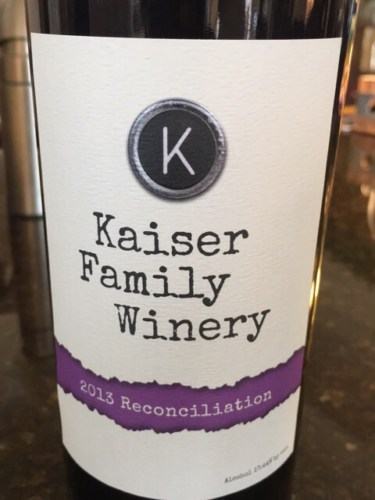 Kaiser Family Winery Reconciliation | Vivino 日本