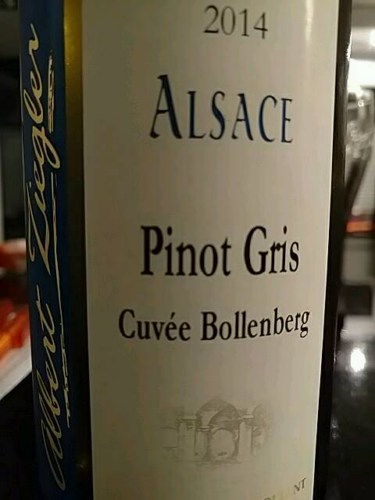 Albert Ziegler Cuvée Bollenberg Pinot Gris | Vivino 日本