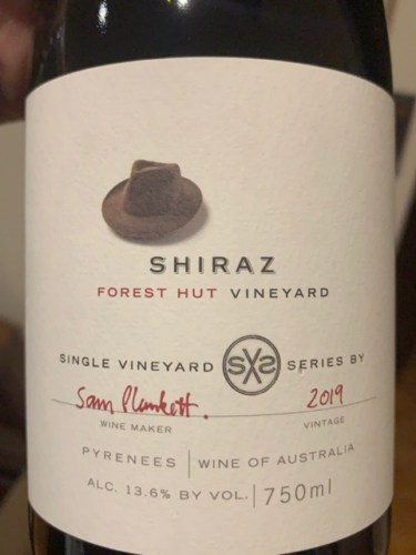 Wine X Sam - Sam Plunkett Forest Hut Vineyard Shiraz | Vivino US