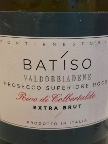 Batiso Rive di Colbertaldo Valdobbiadene Prosecco Superiore Extra Brut ...