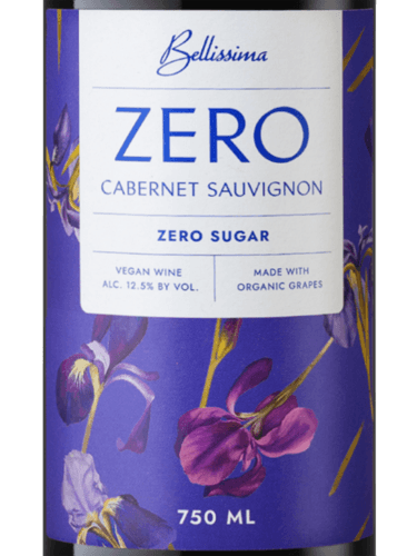 Bellissima Zero Sugar Cabernet Sauvignon | Vivino English
