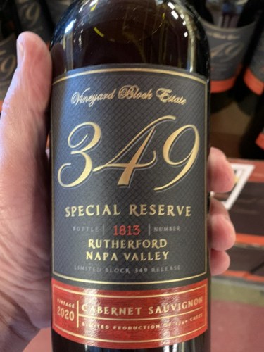 Vineyard Block Estate 349 Special Reserve Cabernet Sauvignon | Vivino
