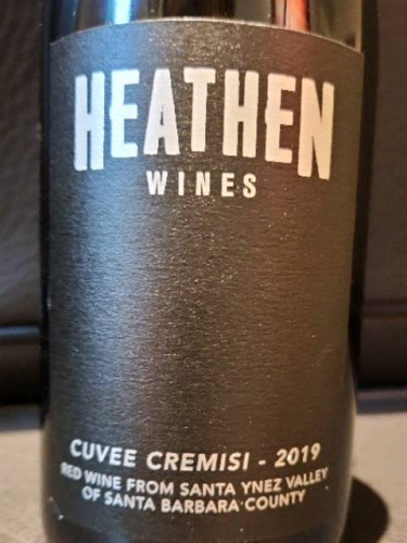 Heathen Wines Cuvée Cremisi | Vivino English