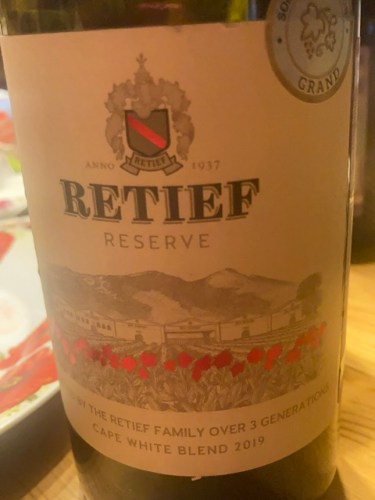 Retief Reserve Cape White Blend | Vivino US