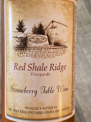 Red Shale Ridge Strawberry Table Wine | Vivino US