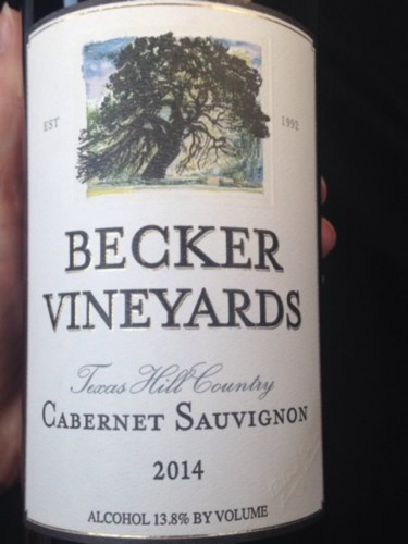 2019 Becker Vineyards Cabernet Sauvignon | Vivino US