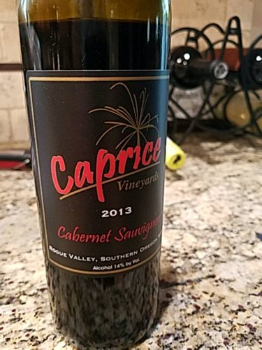 2015 Caprice Rogue Valley Southern Oregon Cabernet Sauvignon | Vivino US
