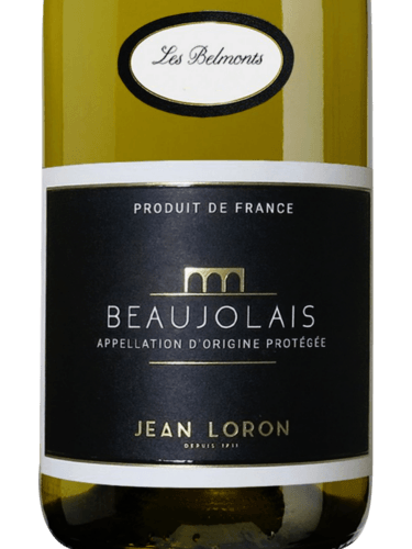 Jean Loron Beaujolais Blanc 'Les Belmonts' | Vivino US