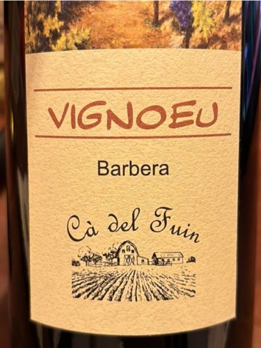 Cà del Fuin Vignoeu Barbera | Vivino US