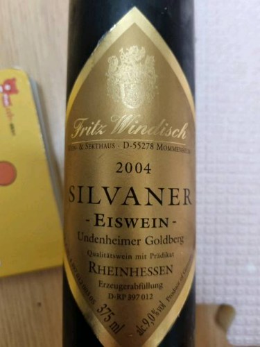 Fritz Windisch Undenheimer Goldberg Silvaner Eiswein | Vivino Australia