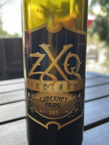 ZXQ Vineyards Cabernet Franc | Vivino US