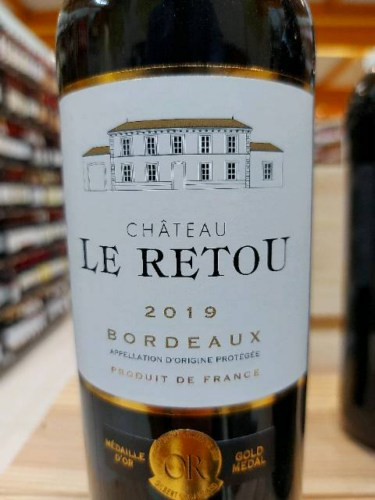 Château le Retou Bordeaux | Vivino 日本