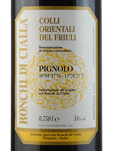 Ronchi di Cialla Pignolo | Vivino US