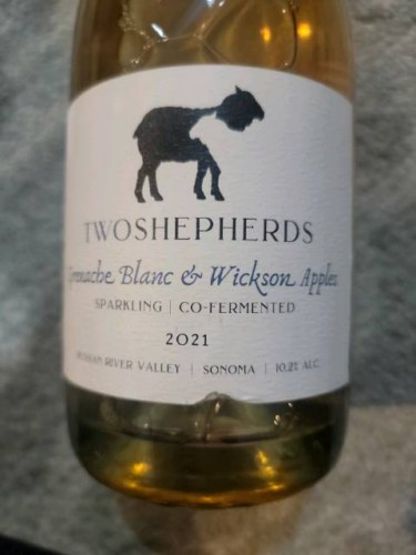 Two Shepherds Grenache Blanc & Wickson Apples Sparkling Co-Fermented ...