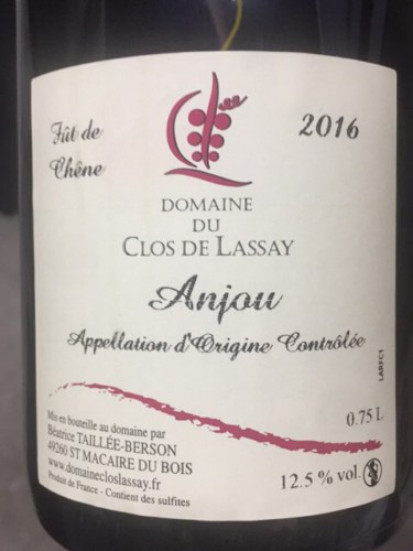 Domaine du Clos de Lassay Anjou Rouge | Vivino France