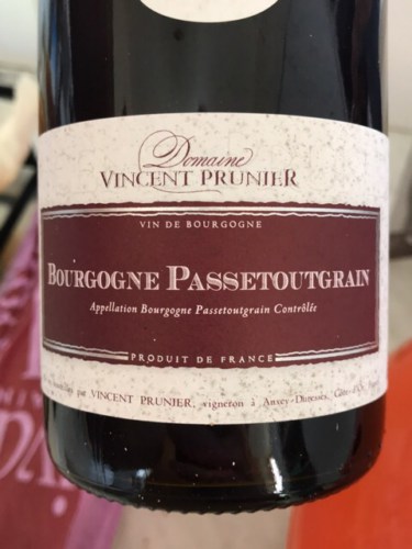 Vincent Prunier Bourgogne Passetoutgrains | Vivino France