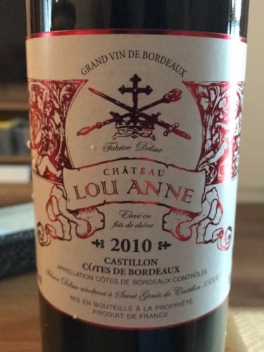 Château Lou Anne Castillon - Côtes de Bordeaux | Vivino US