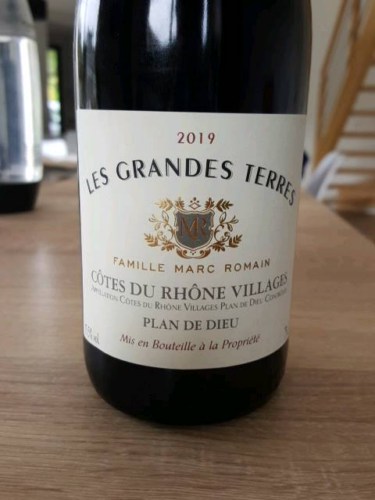 Famille Marc Romain Les Grandes Terres Côtes-du-Rhône-Villages 'Plan de ...