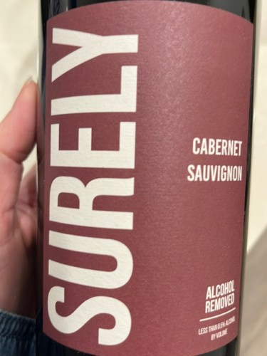 Surely Wines Cabernet Sauvignon Non-Alcoholic | Vivino US