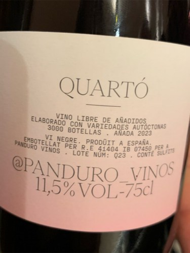 Panduro Vinos Quartó | Vivino US