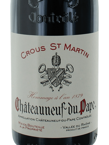 2018 Crous St Martin Châteauneuf-du-Pape | Vivino US