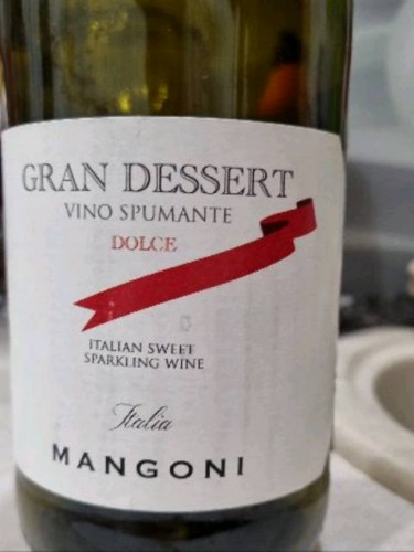 Mangoni Gran Dessert Spumante Dolce | Vivino US