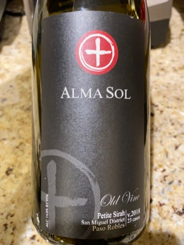 Alma Sol Old Vine Petite Sirah | Vivino US