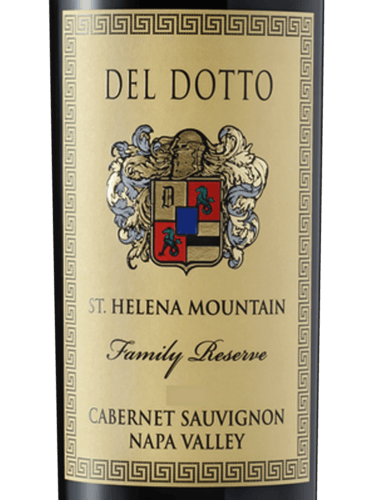 2019 Del Dotto Cabernet Sauvignon St. Helena Mountain Family Reserve ...