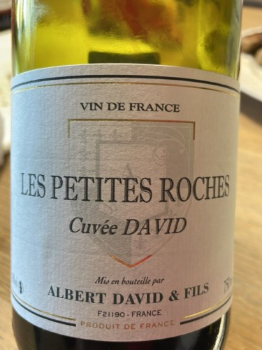 Albert David & Fils Cuvée David Les Petites Roches | Vivino Français