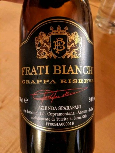 N.V. Frati Bianchi Sparapani Grappa Riserva | Vivino US