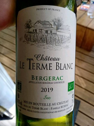 Château le Terme Blanc Bergerac Sec | Vivino US