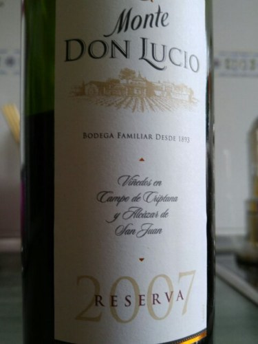 2007 Monte Don Lucio Reserva | Vivino US