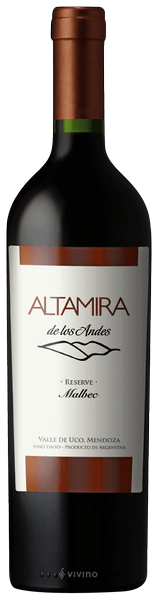 Vistaflores Estate Altamira de los Andes Reserve Malbec | Vivino English