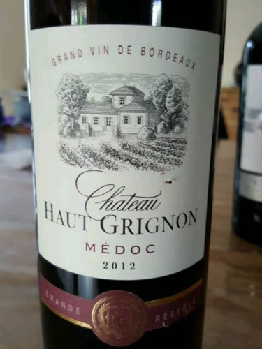 Château Haut Grignon Grande Réserve Médoc | Vivino US